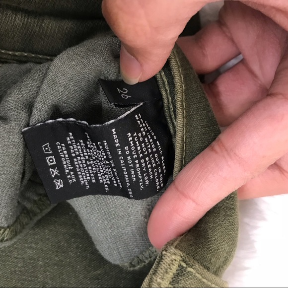 J Brand | Jeans | J Brand Roz Vin Mantis Green Moto Skinny Jeans | Poshmark